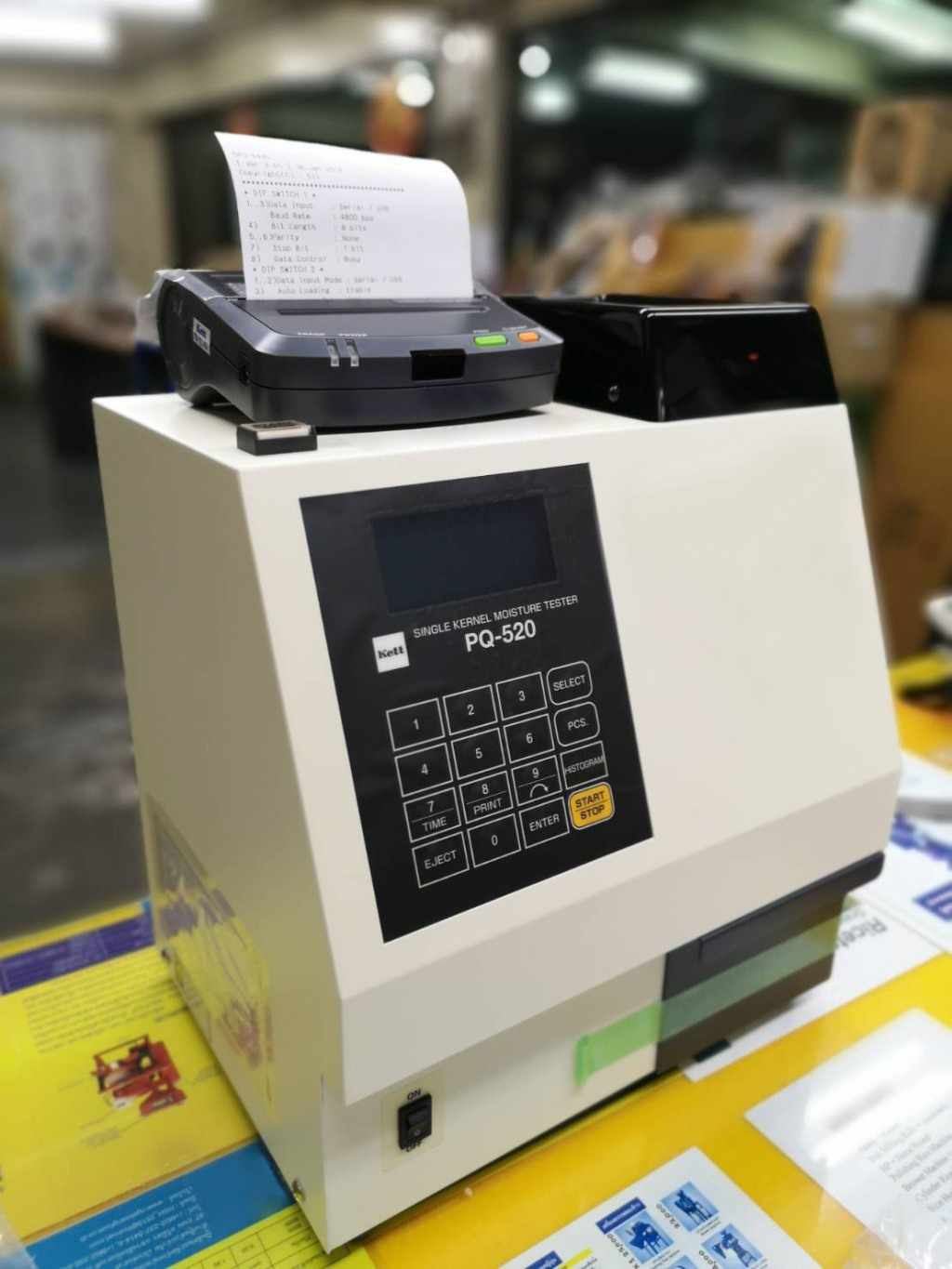 ซ่อมเครื่องวัดความชื้นแบบนับเมล็ดรุ่น PQ-520 – Ketler